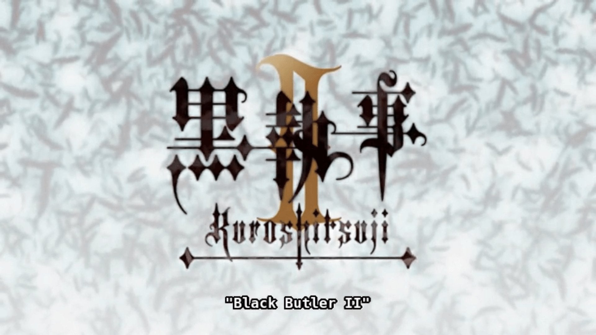 Black Butler Logo Japanese